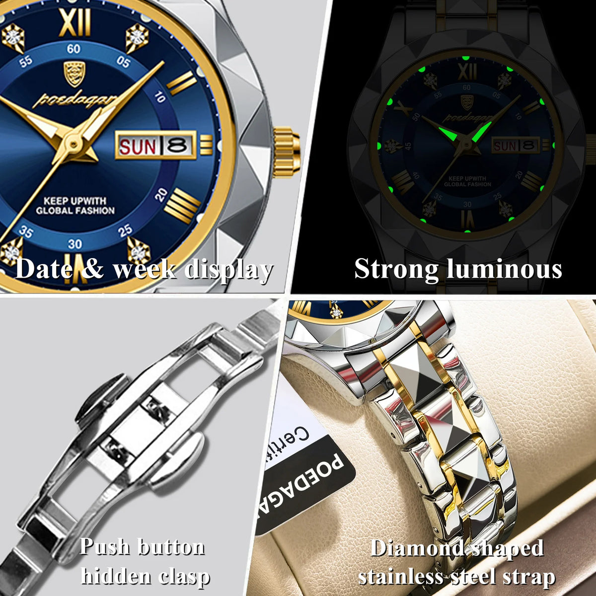 GlamTime Luminous Ladies Watch – Full Beauty Store